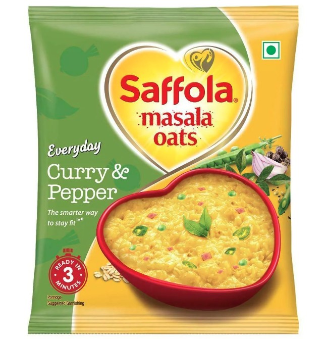 Buy Saffola Curry and Pepper Oats 38g || Buy instant Indian Oats ...