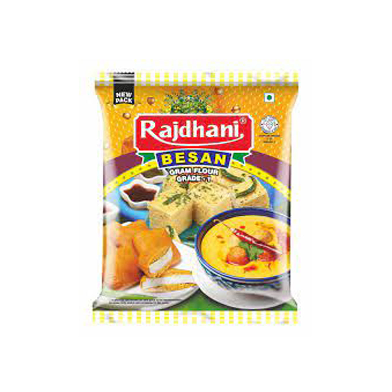 Shop Rajdhani Besan Atta Gram Flour 1kg || Premium Chickpea Flour ...